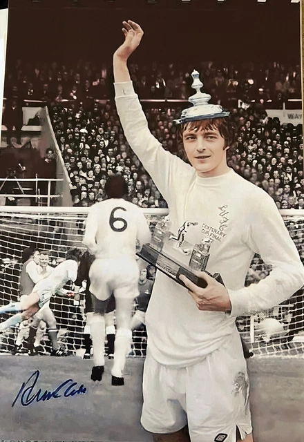 ALLAN CLARKE LEEDS United Pre Printed Signature 12x8 £1.99 - PicClick UK