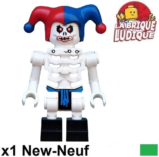 LEGO FIGURINE MINIFIG Ninjago Krazi (Skulkin) squelette skeleton joker ...