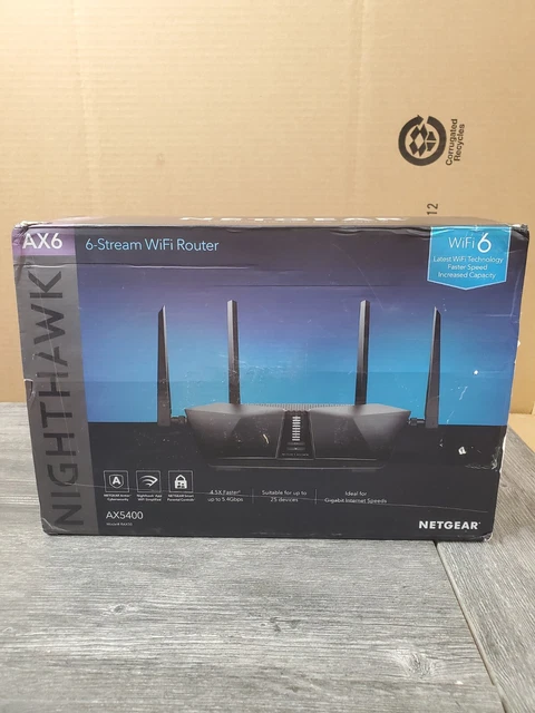 NETGEAR RAX50 DUAL-BAND AX5400 Wi-Fi 6 Router - RAX50-100NAS $65.00 ...