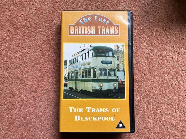 THE LAST BRITISH Trams; The Trams Of Blackpool - Pal Vhs Video Preowned ...