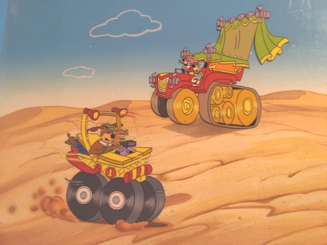 WACKY RACES ANIMATION cel Hanna-Barbera cartoons Yogi Bear snagglepuss ...