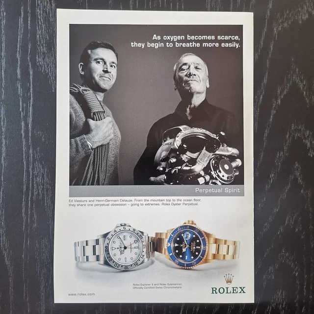 2003 ROLEX EXPLORER II + Submariner - Original AD Print Pubblicità EUR ...