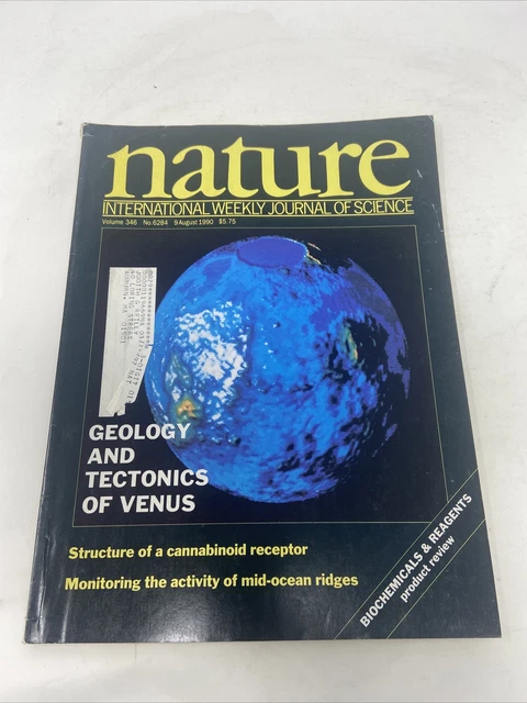 NATURE MAGAZINE AUGUST 9 1990 Geology and Tectonics of Venus ...