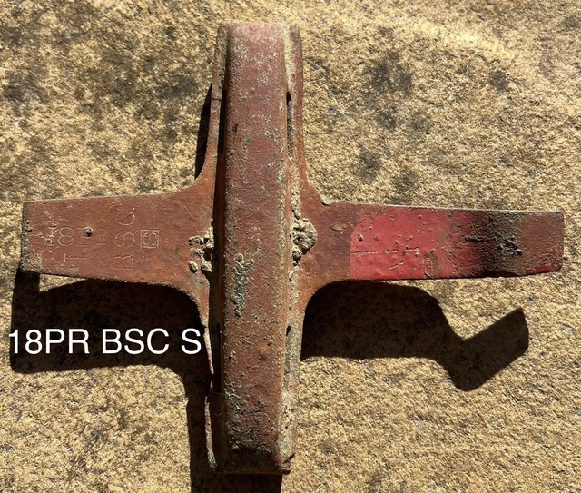 WW1 BRITISH 18 Pounder Artillery Shell Case Primer Protector Cap Somme ...