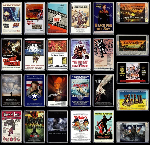 VINTAGE MEGA WAR Movie / Film Poster Fridge Magnets £3.80 - PicClick UK