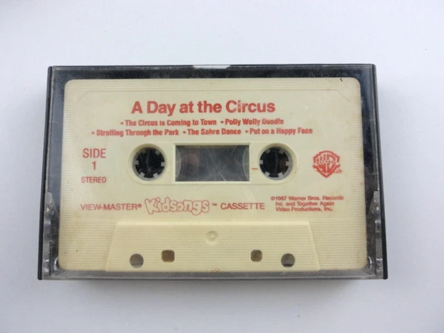 KIDSONGS - A Day at the Circus - View-Master Video VHS, Cassette, Song ...