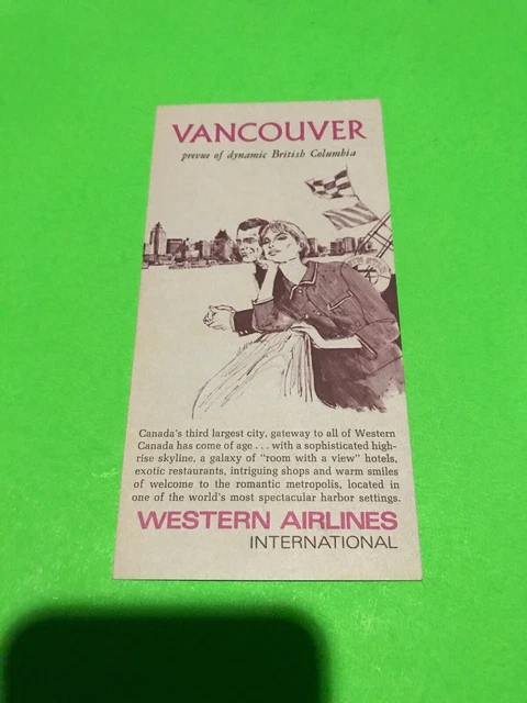 AIRLINE ROUTE MAP Brochure 1956 EUR 13,13 - PicClick FR