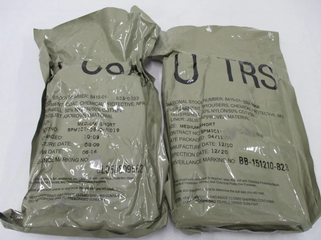 JSLIST ARMY DIGITAL Chemcal Suit Mopp Gear Set Medium/Short Jacket ...