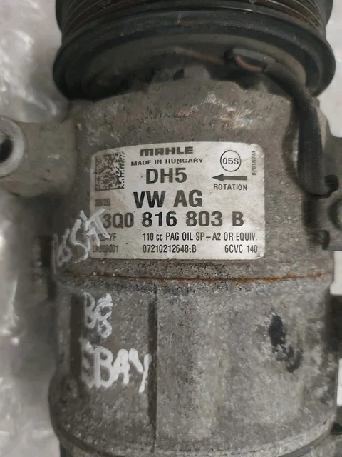 VW PASSAT B8 2015 - 2024 A/C Aircon Compressor Pump 3Q0816803B £39.99 ...