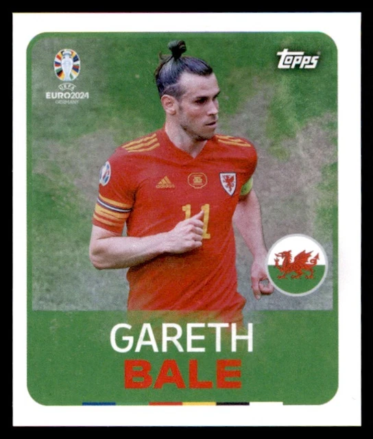 TOPPS UEFA EURO 2024 Sticker - Gareth Bale Legends No. LEG2 £1.00 ...