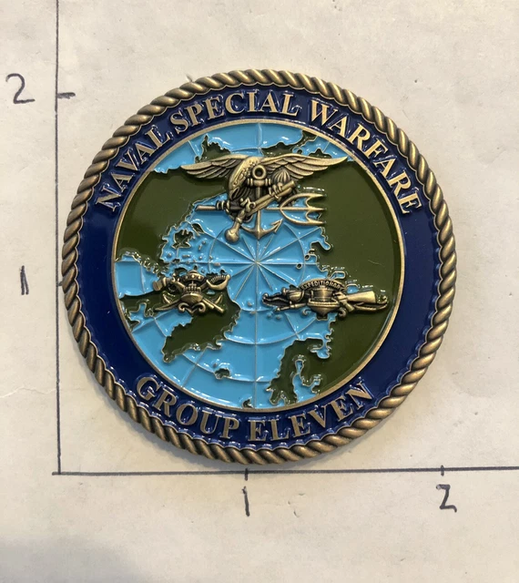 US NAVY SEAL Team DEVGRU NSW Group 11 Command Coin Non CPO Chief 1 2 3 ...