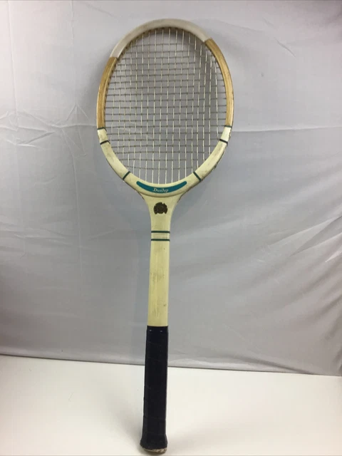 DUNLOP ALPHA LIGHT Vintage Wooden Tennis Racket £20.00 - PicClick UK