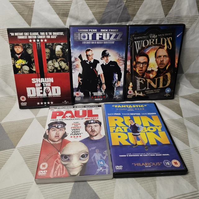 SHAUN OF THE Dead/Hot Fuzz/The World's End/Paul/Run Fat Boy Run DVD ...