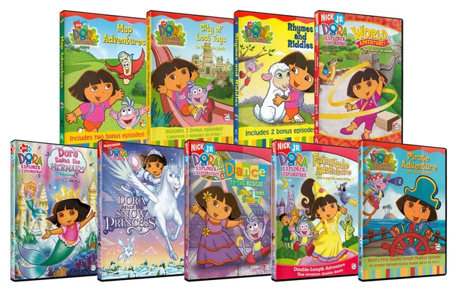 DORA THE EXPLORER: Map Adventures / Fairytale Adventure ... (Bilingual ...