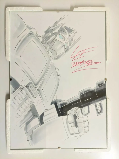 OPTIMUS PRIME COMMISSIONED/CUSTOM A4 Size Artwork Drawing by Lee ...