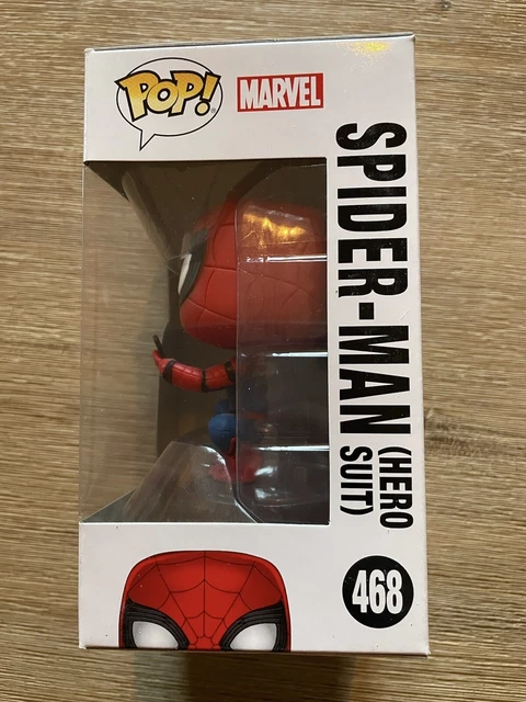 FUNKO POP #468 Spider-Man (Hero Suit) Marvel Spider-Man Far from Home ...