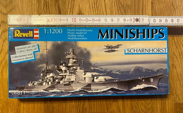 REVELL 06811 MINISHIPS SCHARNHORST, Plastik Modellbausatz, 1:1200, OVP ...