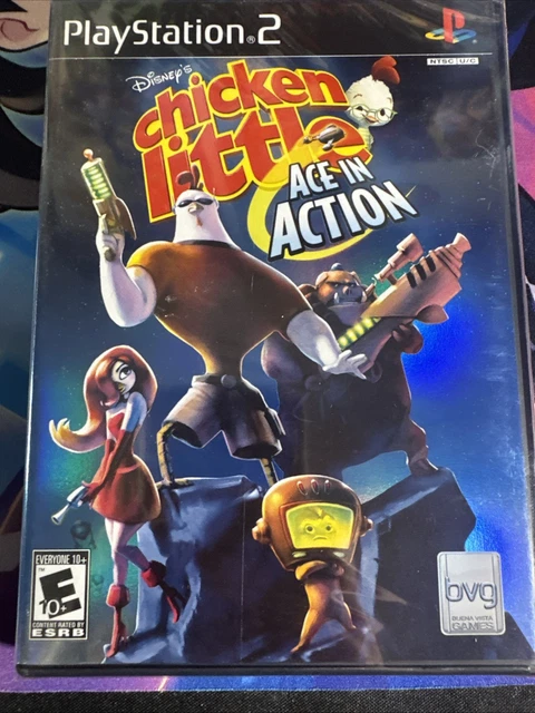 DISNEY'S CHICKEN LITTLE: Ace in Action (Sony PlayStation 2) Holographic ...