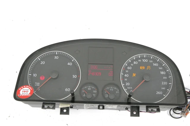 VW CADDY , Touran 2K Tacho Tacómetro Instrumento 1T0920851C Tdi BLS 248 ...