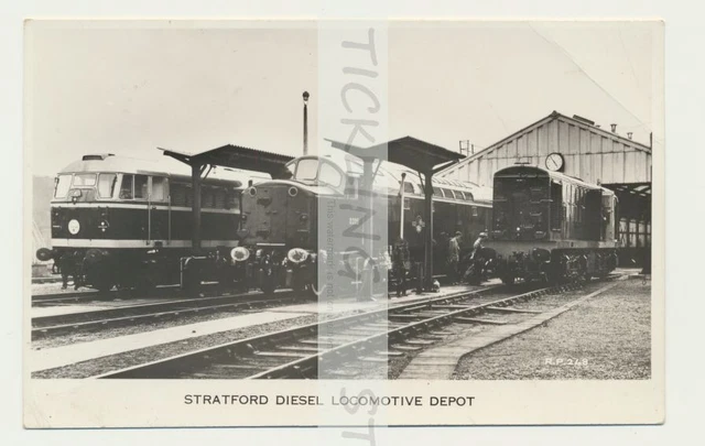 BR GREAT EASTERN Stratford Diesel Depot Brush Type 2 English Electric ...