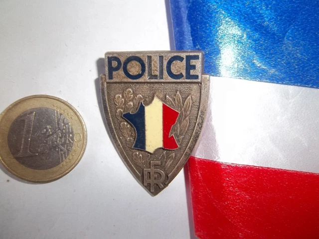 ANCIEN INSIGNE DE coiffe police collection EUR 5,00 - PicClick FR