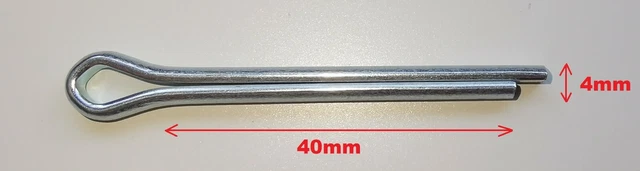 SPLIT-PINS LOCK RETAINING Pin Cotter Steel Zinc Plated 4x40mm £0.99 ...