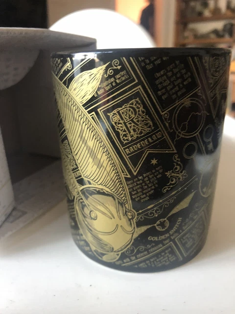 HARRY POTTER GOLDEN Snitch Coffee Drinks Mug Cup Warner Brothers ...
