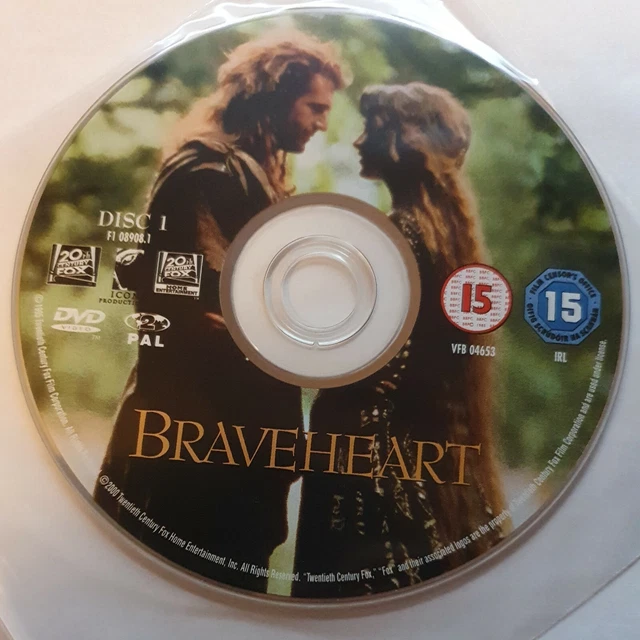 BRAVEHEART (DVD, 1995) Mel Gibson, Sophie Marceau EUR 1,26 - PicClick FR BRAVEHEART (DVD, 1995) Mel Gibson, Sophie Marceau EUR 1,26 - PicClick FR