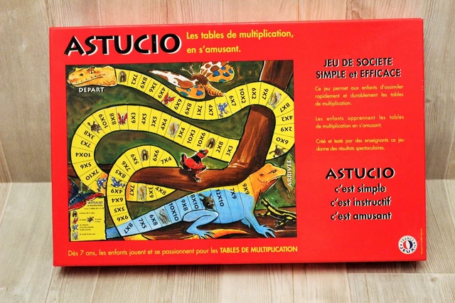 RARE: ASTUCIO EDUCATIONAL Board Game - Multiplication Tables - Complete ...