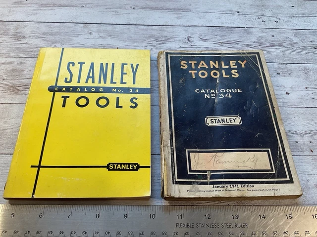 ORIGINAL 1941 AND 1958 Stanley Tools Catalog Pair £29.78 - PicClick UK