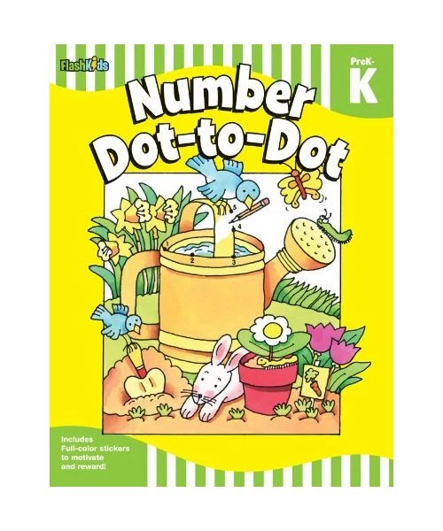 NUMBER DOT-TO-DOT: GRADE Pre-K-K (Flash Skills) EUR 9,67 - PicClick FR