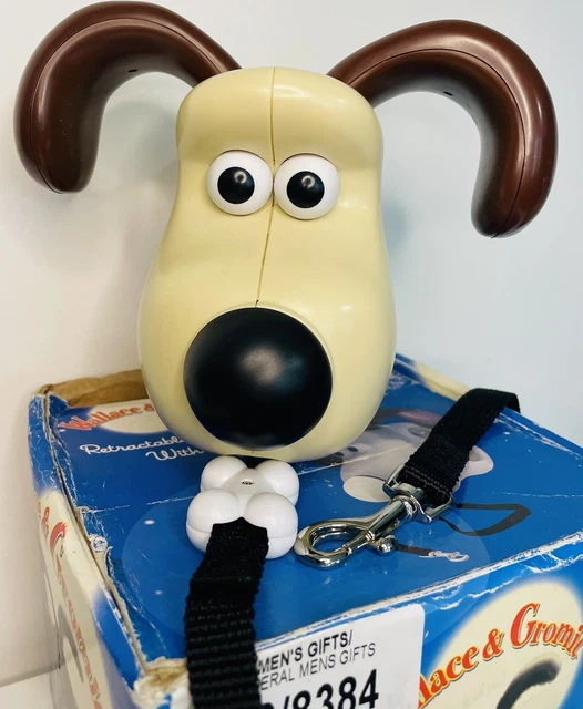 RARE WALLACE AND Gromit Retractable Dog Lead Torch In Box Curse Of Were ...
