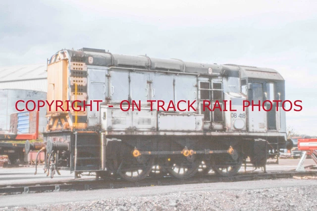 UK RAILWAY PHOTOGRAPH Of Class 08 Shunter 08418. Rm08-859 £1.70 ...