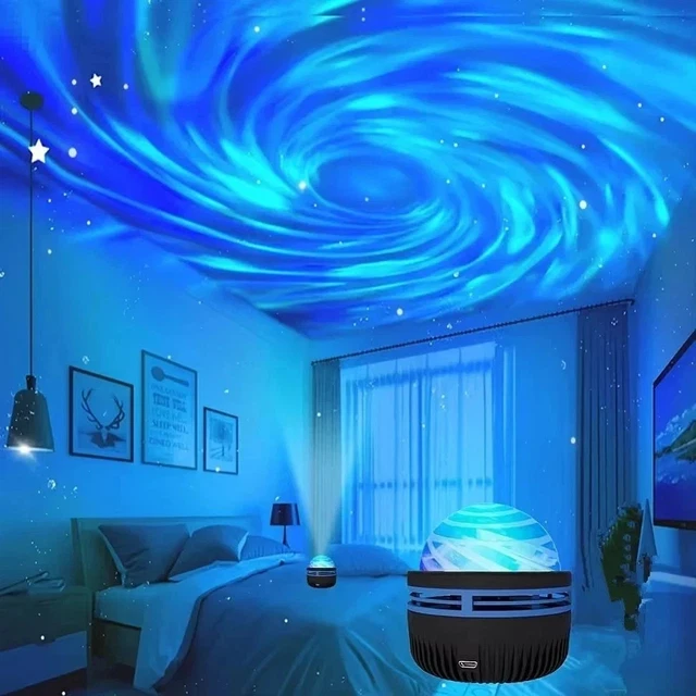 NORTHERN LIGHTS GALAXY Projection Lamp Aurora Star Projector Night ...