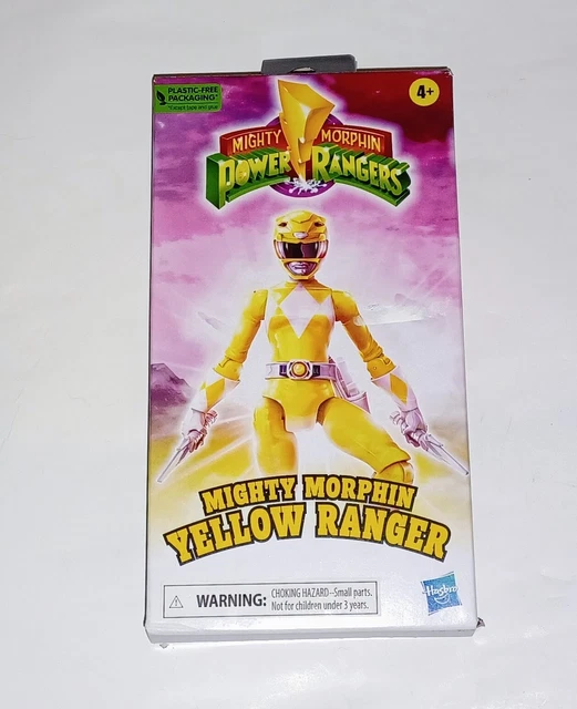 POWER RANGERS RETRO VHS Series - Mighty Morphin Yellow Ranger Action ...