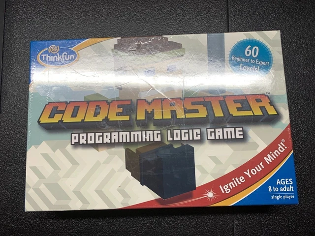 THINKFUN CODE MASTER Programming Logic Minecraft Board Game - Brand New ...