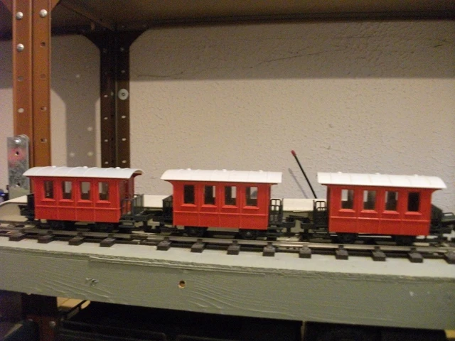 SM32 GARDEN RAILWAY 4 Off Faller Narrow Gauge Coaches £42.30 - PicClick UK