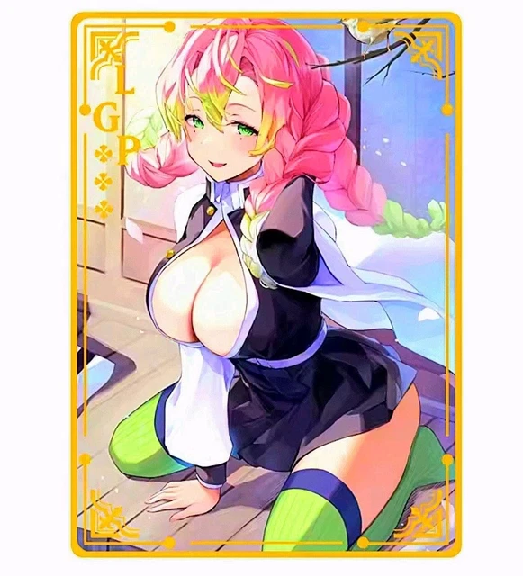 Waifu Anime Cards Tcg Mitsuri Kanroji Demon Slayer [ Metal Card
