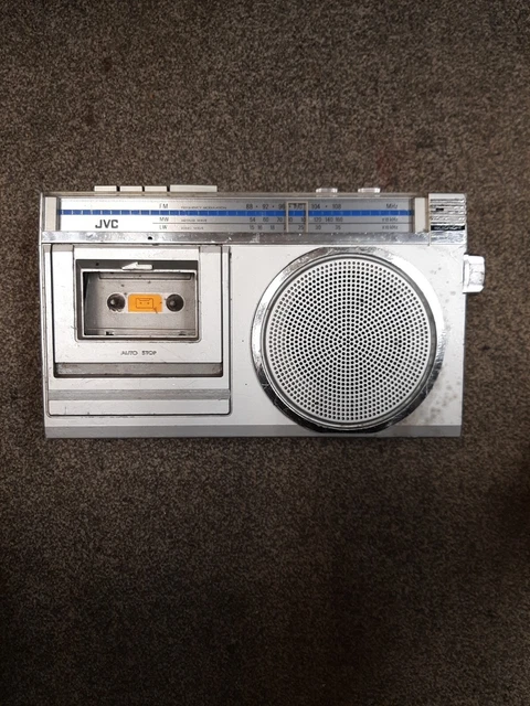 JVC RC-250LB VINTAGE Radio Cassette Recorder. Untested. £50.00 ...
