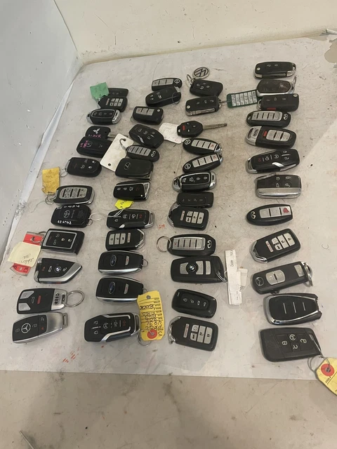 LOT OF 48 Mixed Key Fobs Keyless Car Remotes AUDI BMW HONDA TOYOTA ...