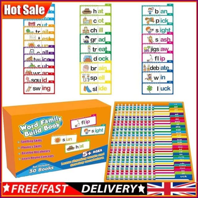 CVC WORD FLIP Chart Sight Words Games Consonante Vocale Word Builder ...