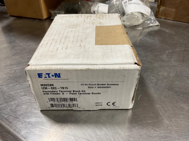 EATON IZM-SEC-TB15 Secondary Terminal BLOCK KIT Circuit Breaker ...