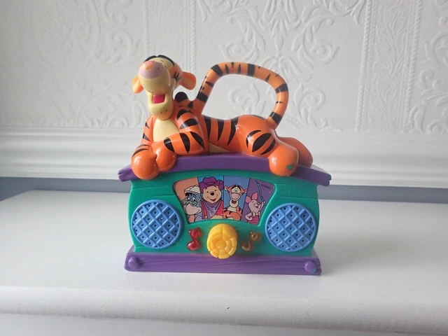 COLLECTABLE RARE MATTEL Disney Tigger Friendship Circle Radio - Fully ...