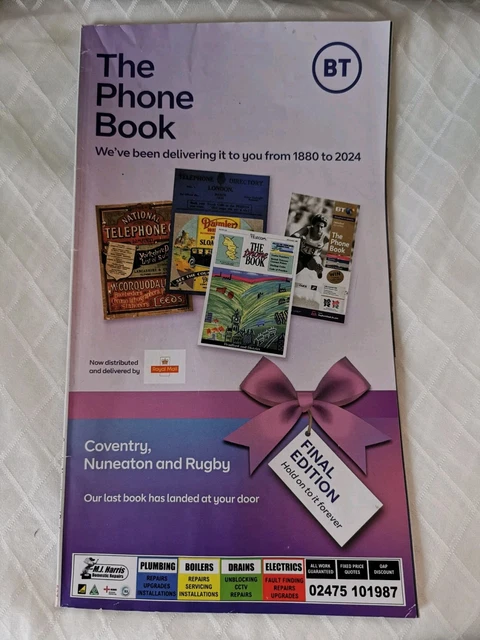 THE PHONE BOOK Final Edition Coventry, Nuneaton & Rugby £20.00 ...