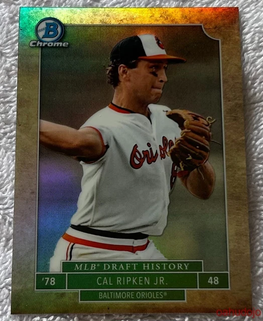 2016 BOWMAN DRAFT CAL RIPKEN JR. MLBD-CR MLB Draft History Baltimore Orioles EUR 2,20 - PicClick FR