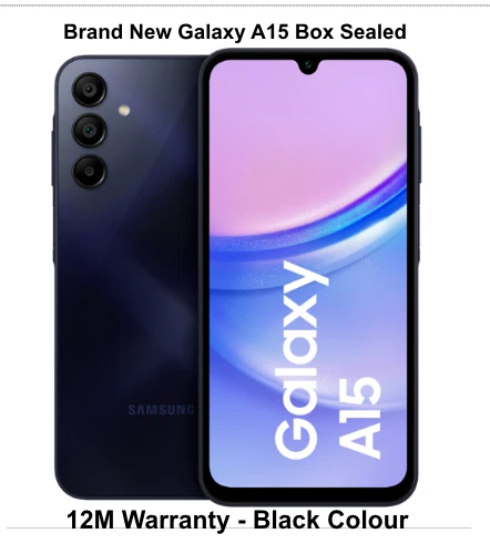 NEW SAMSUNG GALAXY A15 128GB 5G Dual Sim Unlocked - Sealed Box - 12M ...