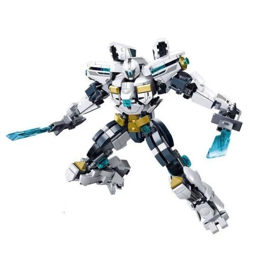 BUILDING BLOCKS MOC Super Transforming Mech Robot Warrior Bricks Model Kids Toys £34.57 ...