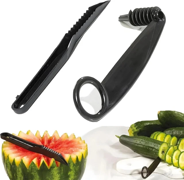 KITCHEN SPIRAL AND V-Shaped Tools Kitchen Spiral Slicer Blade Hand ...