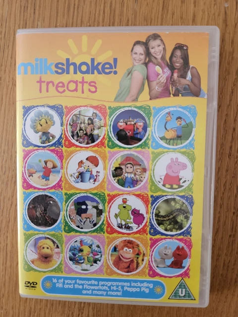 MILKSHAKE TREATS DVD Kids Peppa Pig/ Hi 5 / Bottle Top Bill / Fifi Milk ...