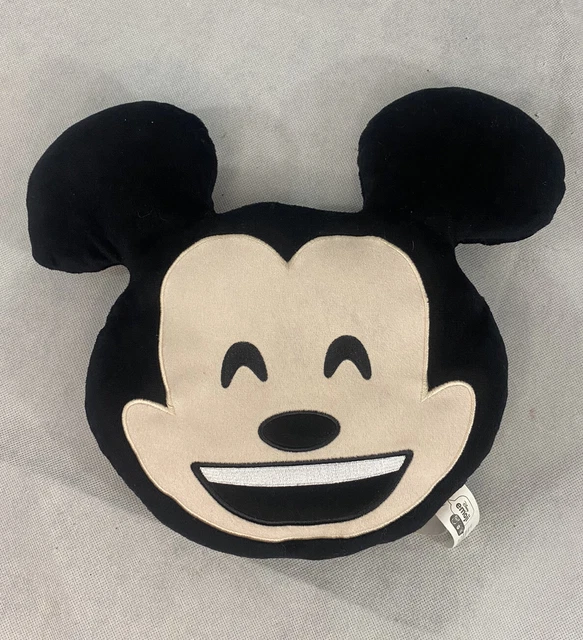 DISNEY EMOJI - Happy Smiling Laughing Mickey Mouse 10” Plush Pillow Kid ...